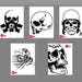 9 Skull Patterns, Scroll Saw, Woodworking, Stencils, Crafts. Ebook, Pdf ...