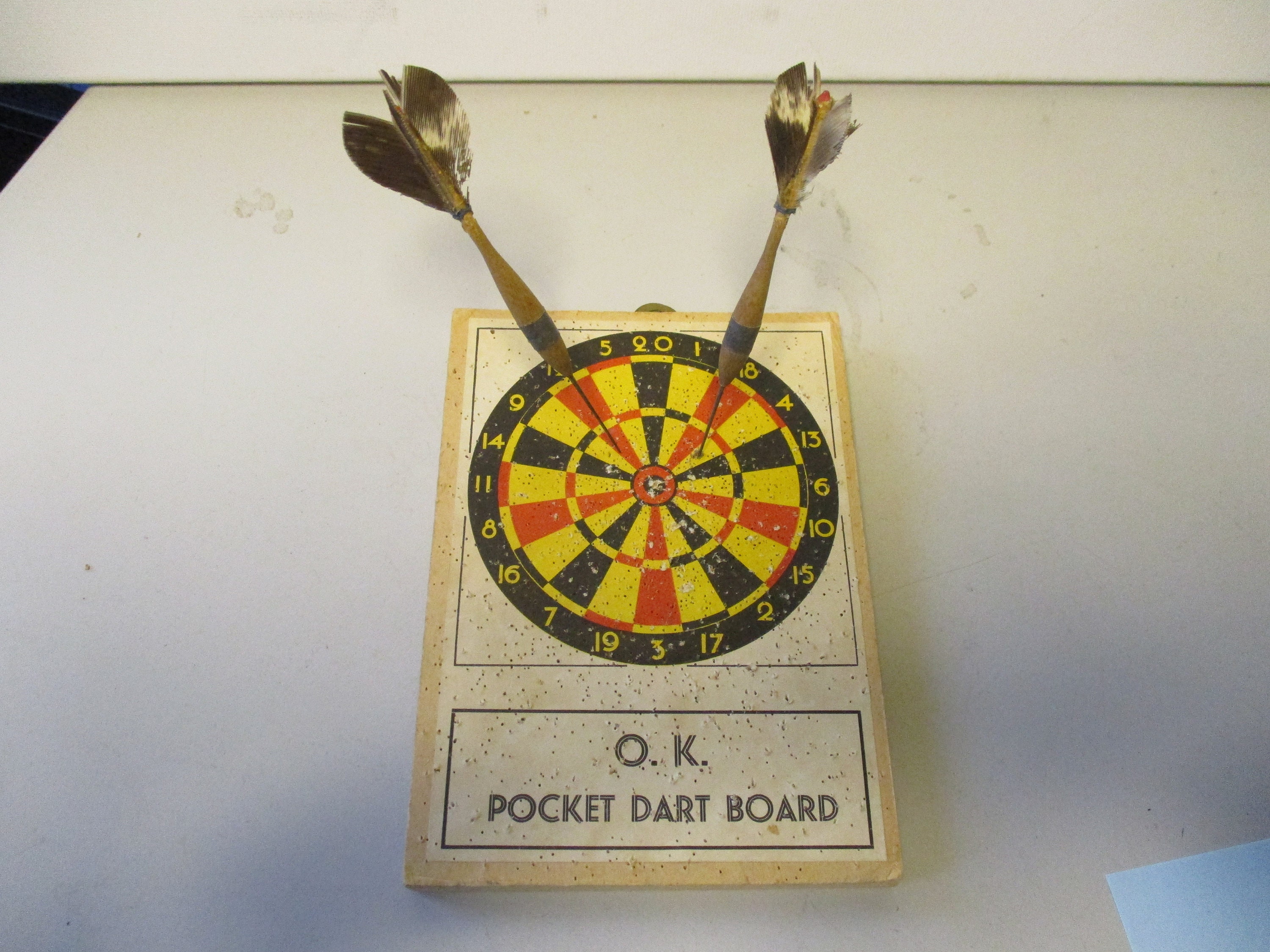 Dart Toy Miniature Dart Game Circa 1950 Collects Item. - Etsy