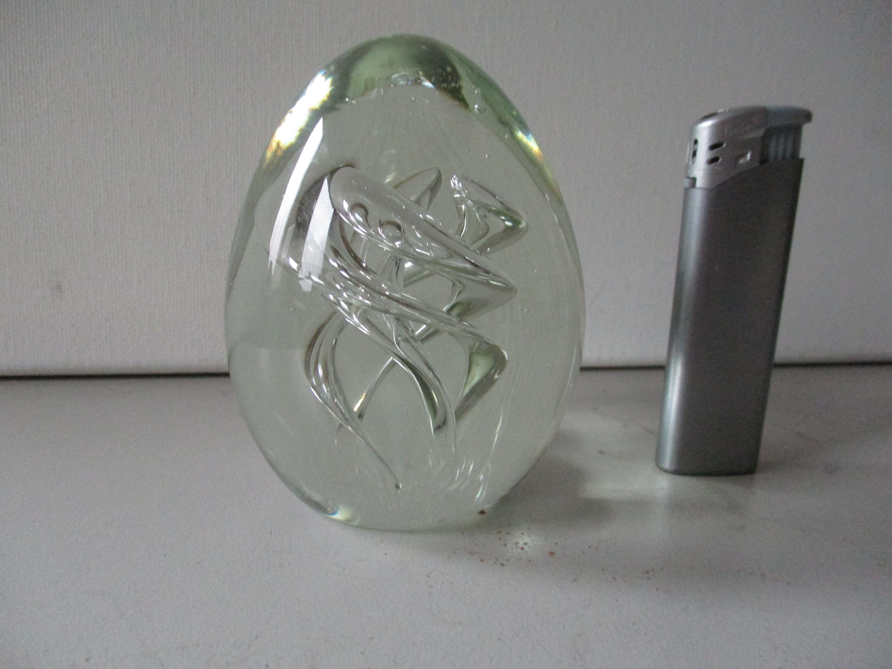 Pfeiffer, Glass Presse Paper, Hand Made Netherlands. - Etsy