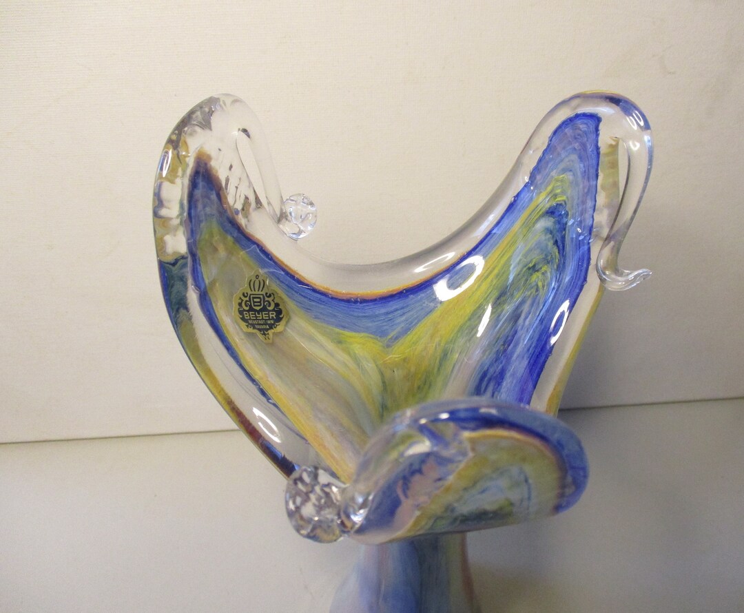 Beyer Neustadt – Handblown Vase, Marked. - Etsy