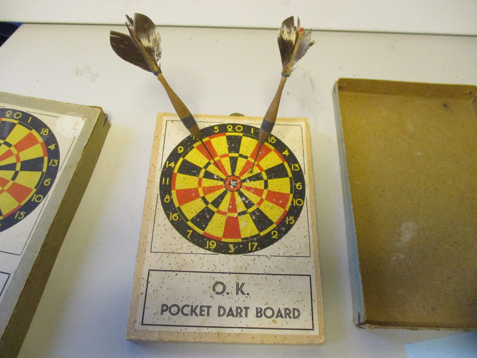 Dart Toy Miniature Dart Game Circa 1950 Collects Item. - Etsy
