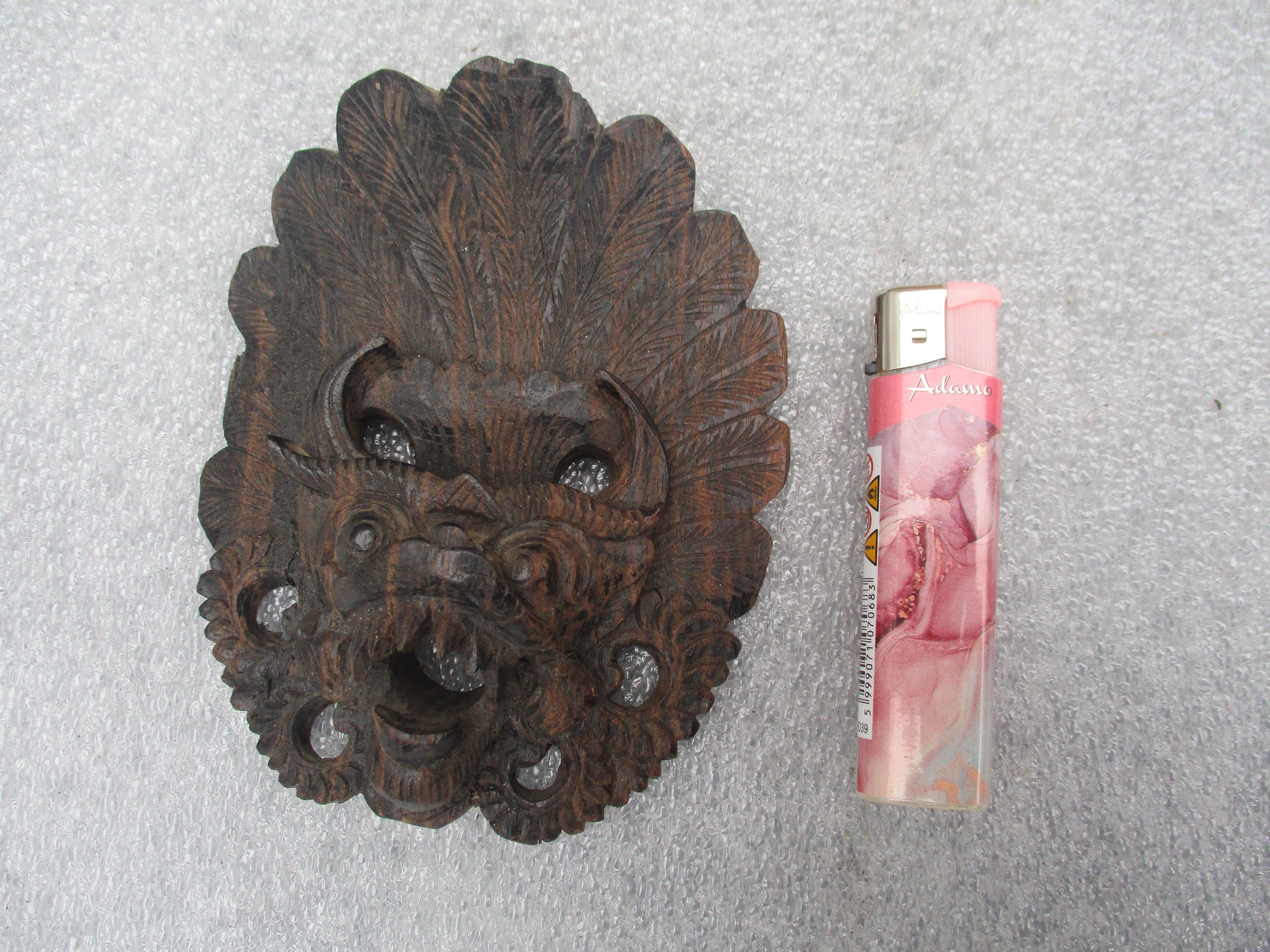 Indonesian Amulet of Garuda, Carved Wood Carving, Handmade - Very ...