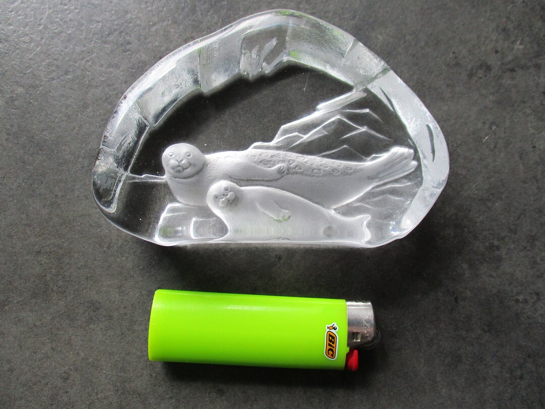 Swedish Paperweight, From Nybro, Bygone, Collector. - Etsy