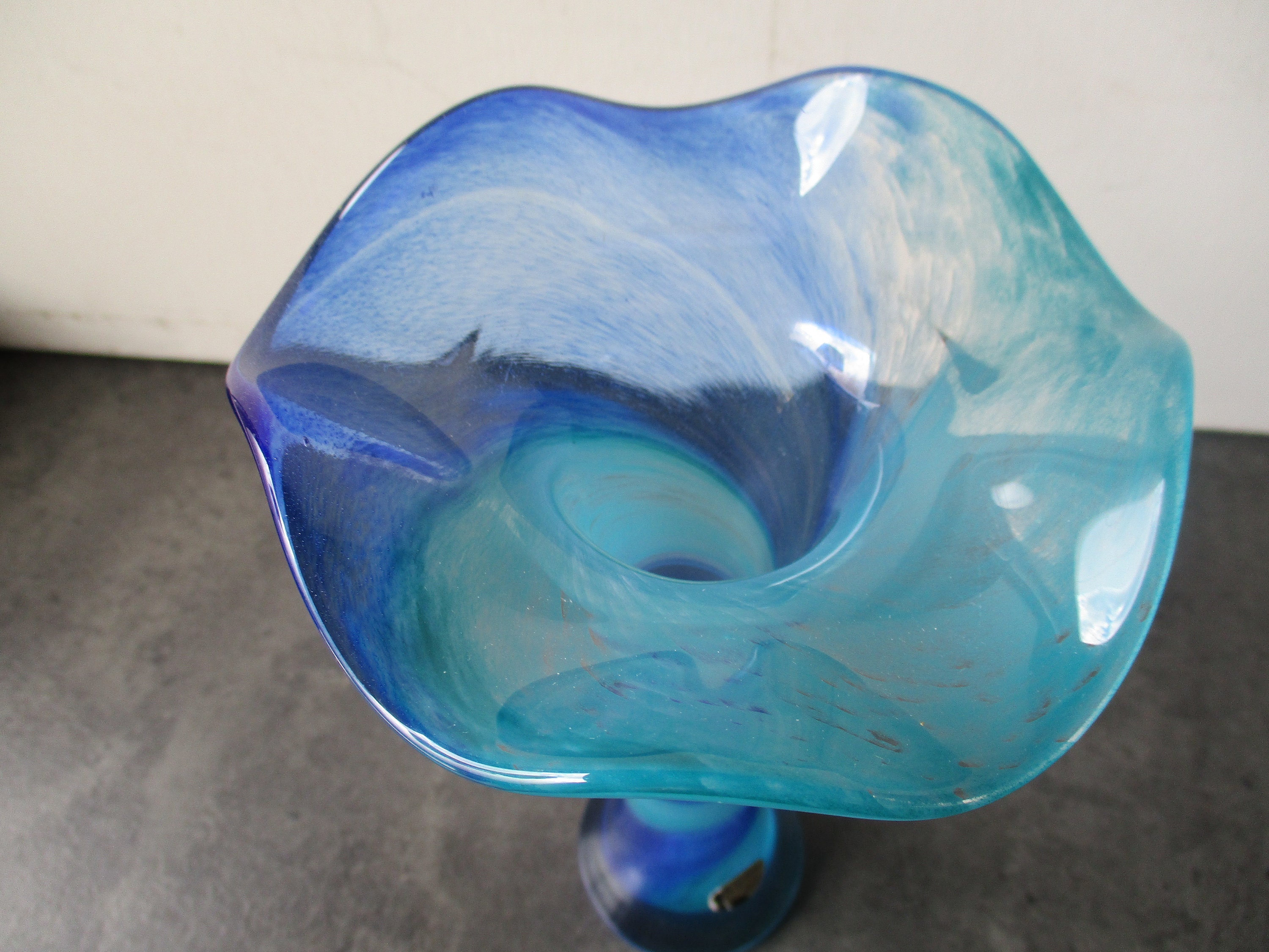 A Crystal Vase, Cool, by Peter Kaspar, German Crystal Glass, With ...