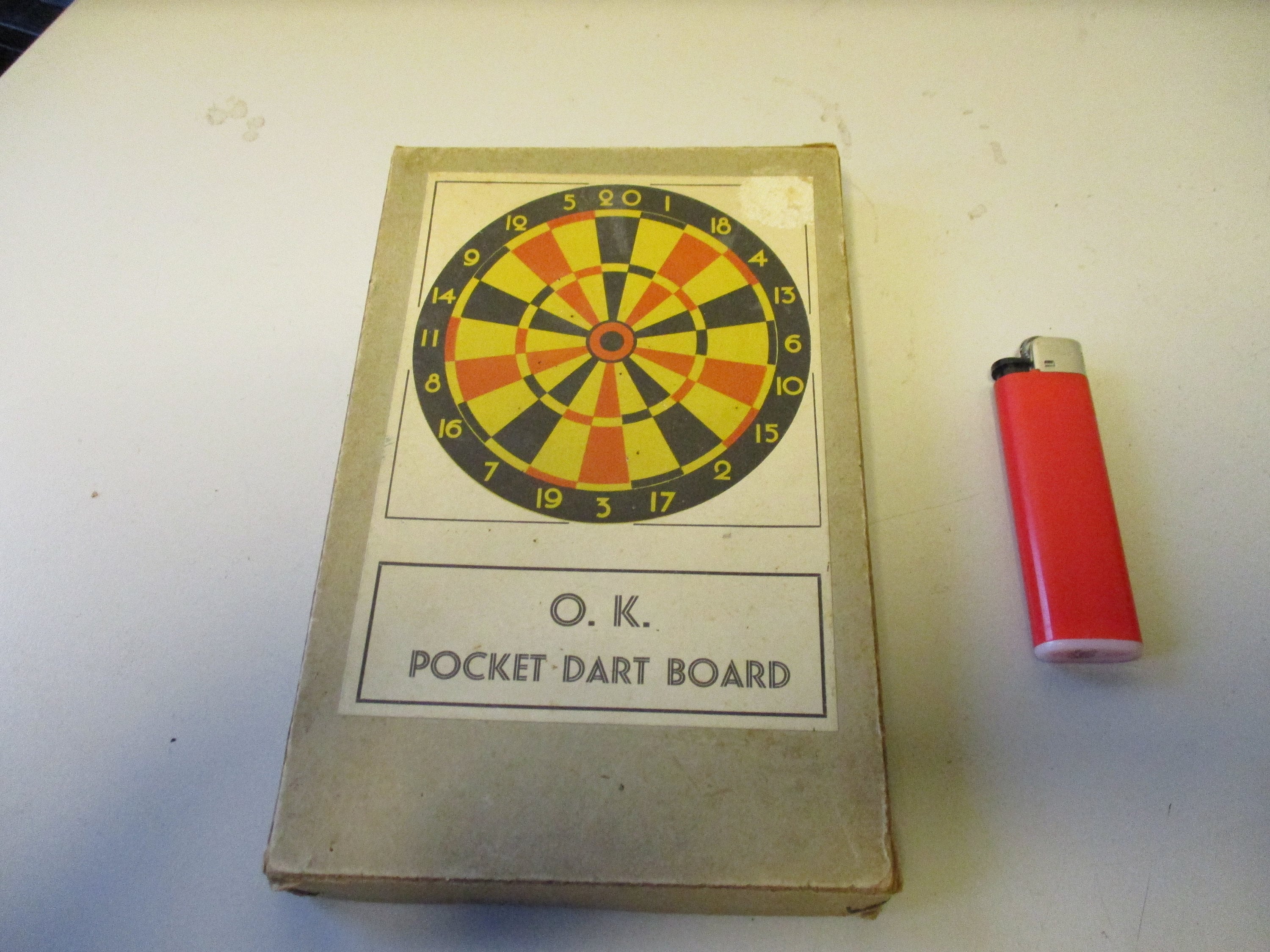 Dart Toy Miniature Dart Game Circa 1950 Collects Item. - Etsy