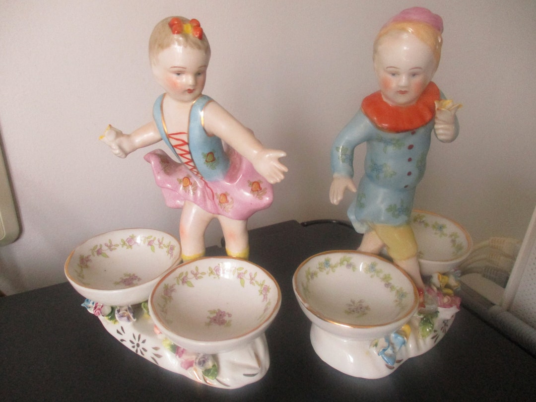 Salt and Pepper Set, Rauenstein Porcelain Manufactory (thuringia ...