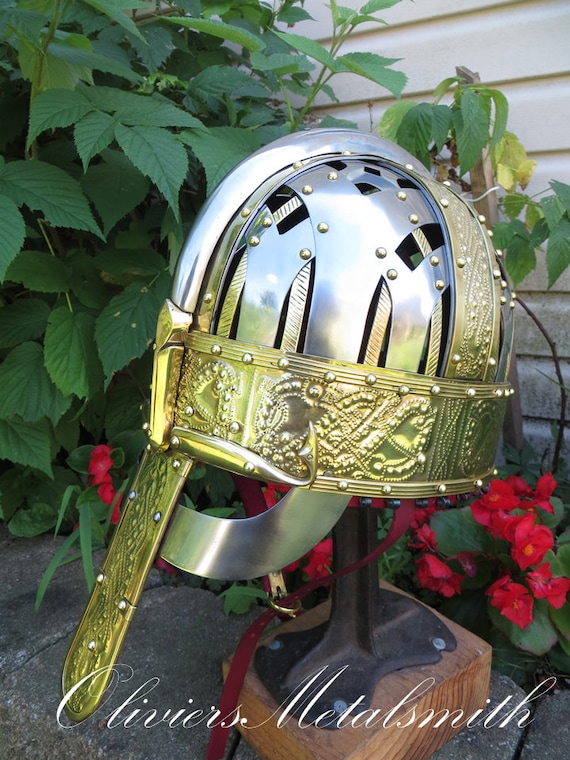 Valsgarde 6 Helmet Decorated Viking Helmet Valsgärde, Sweden S. VII