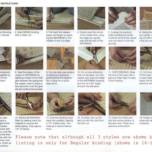 Instabind - Carpet Edge Binding - Fix Frayed Carpet Edges W/regular ...