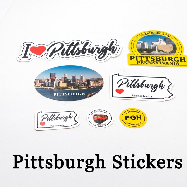Pittsburgh Stickers - Etsy