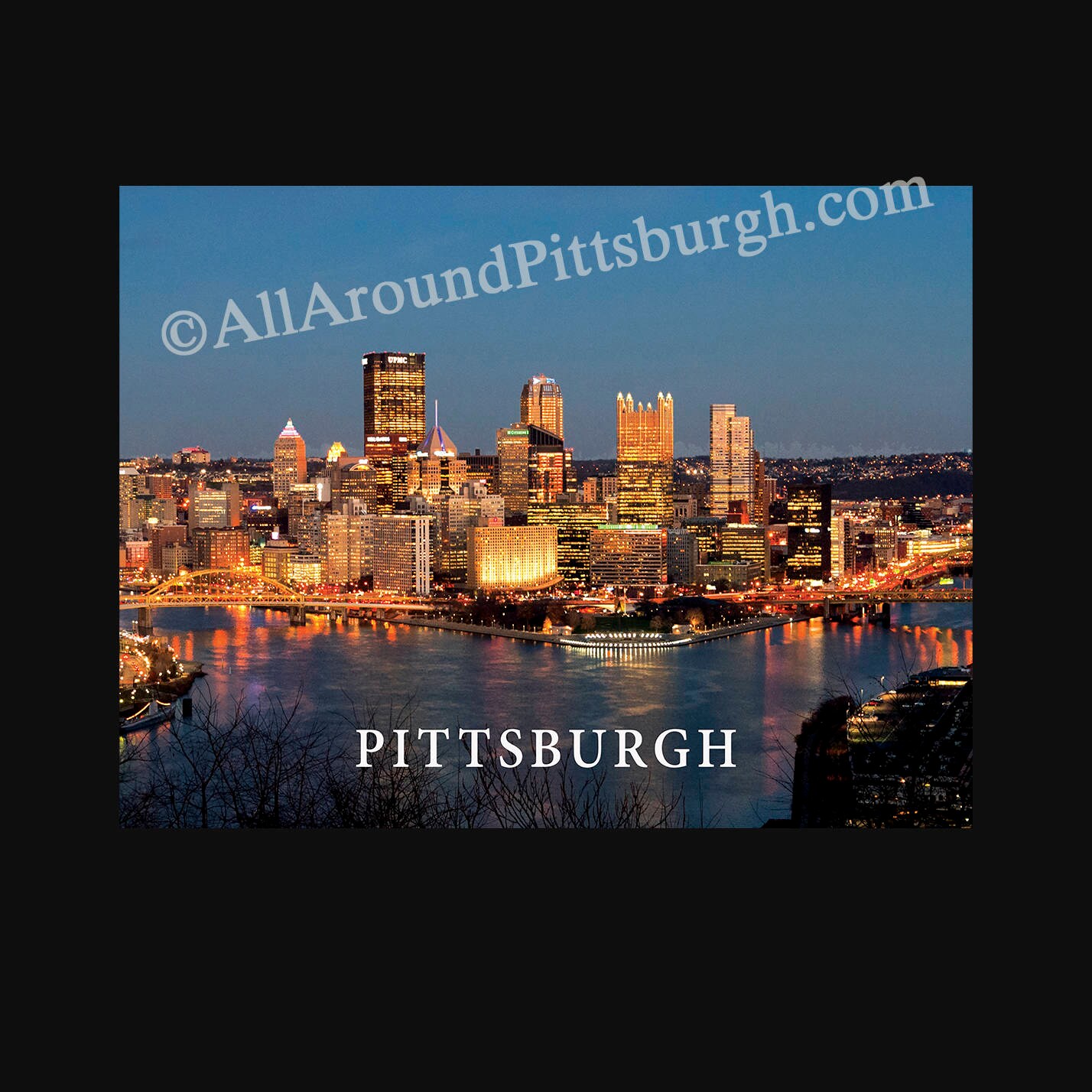 Pittsburgh Skyline Puzzle - 252 Piece Puzzle - Etsy