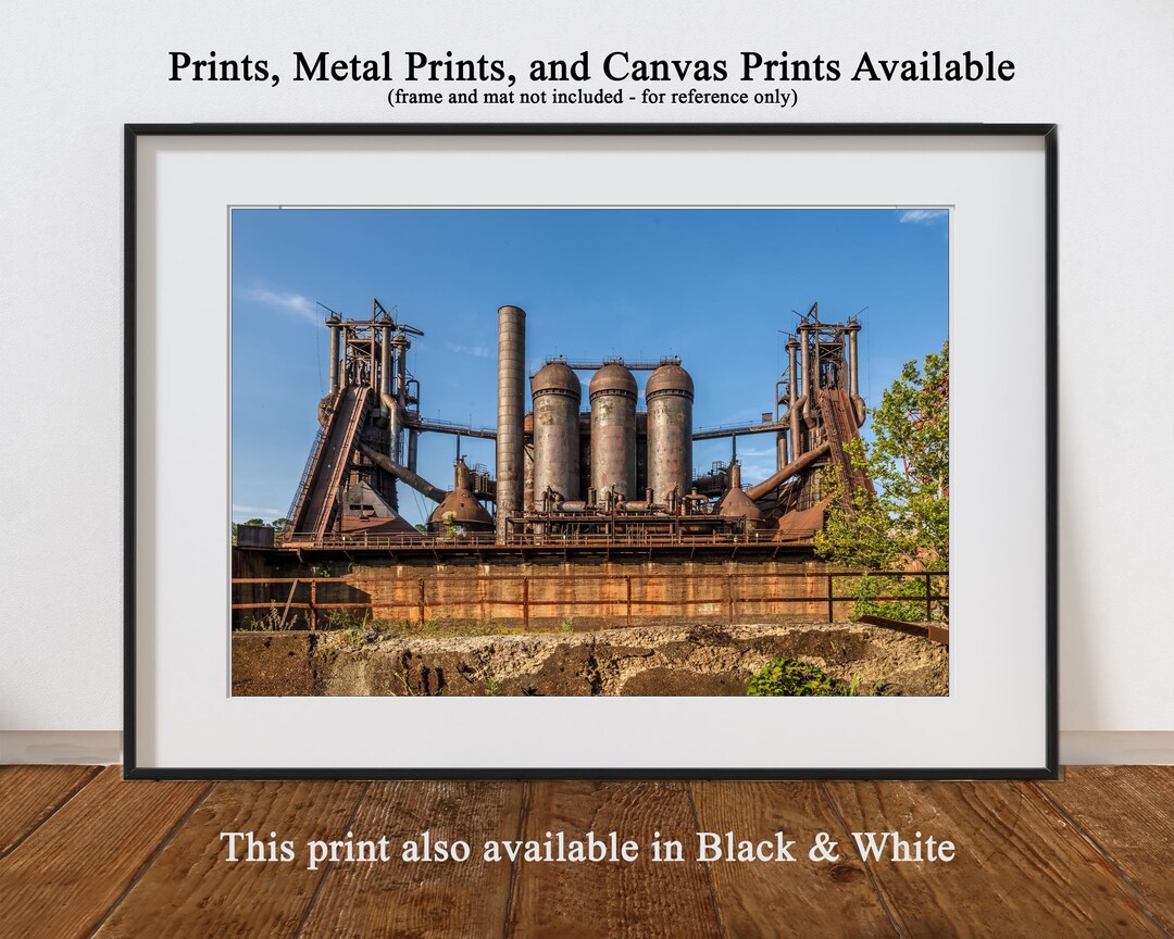 Carrie Furnace, Pittsburgh PA - Industrial - Steel Mill - Digital ...