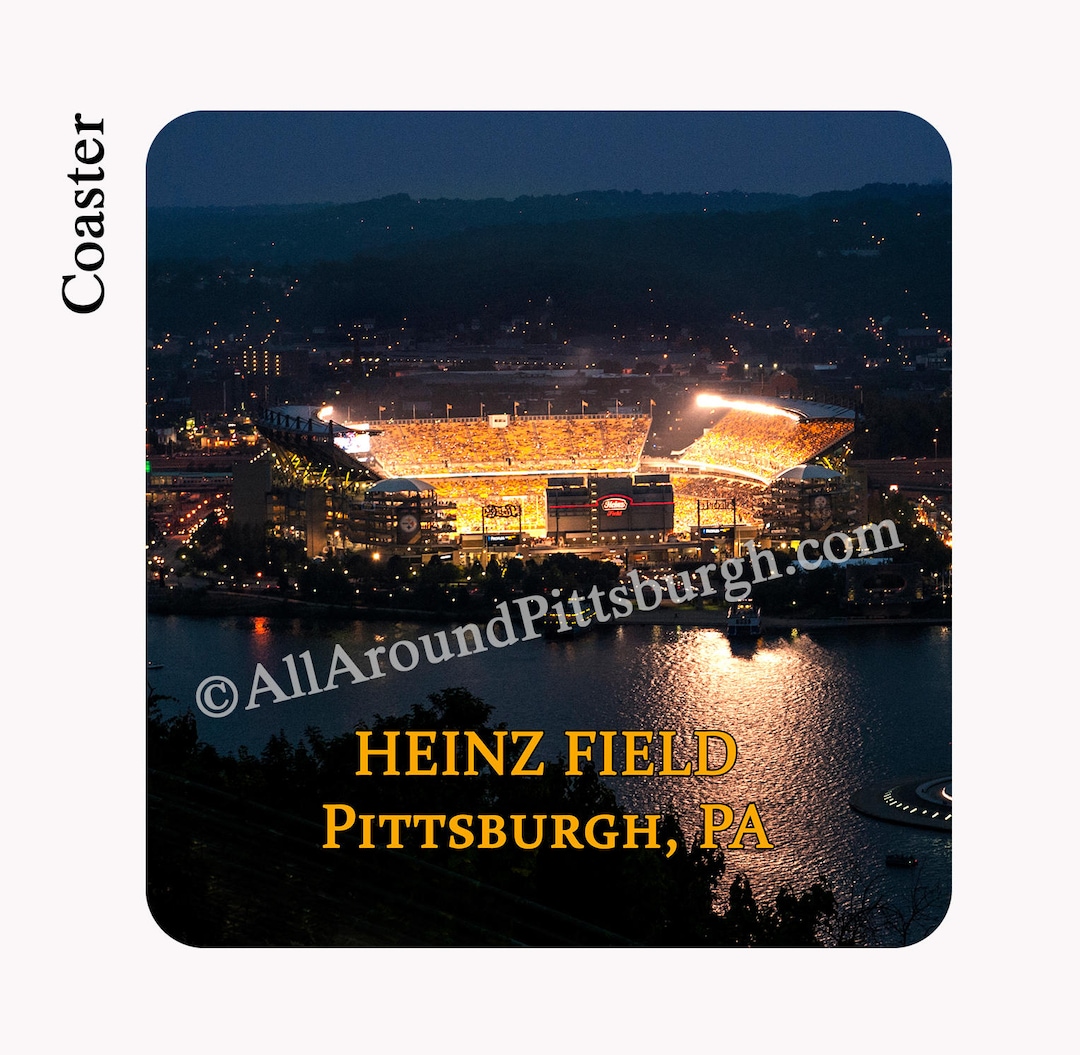 Heinz Field at Night - Pittsburgh Coaster - Etsy