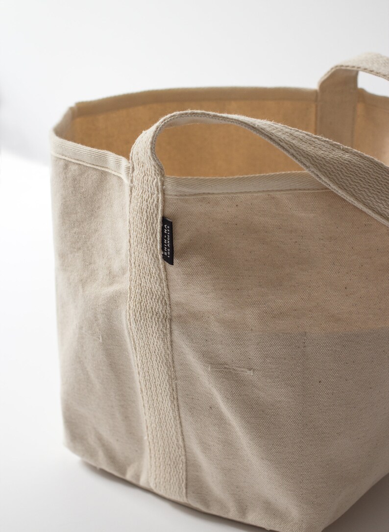 Reversible Canvas Bucket-style Shoulder Bag, 6 Pockets - Etsy