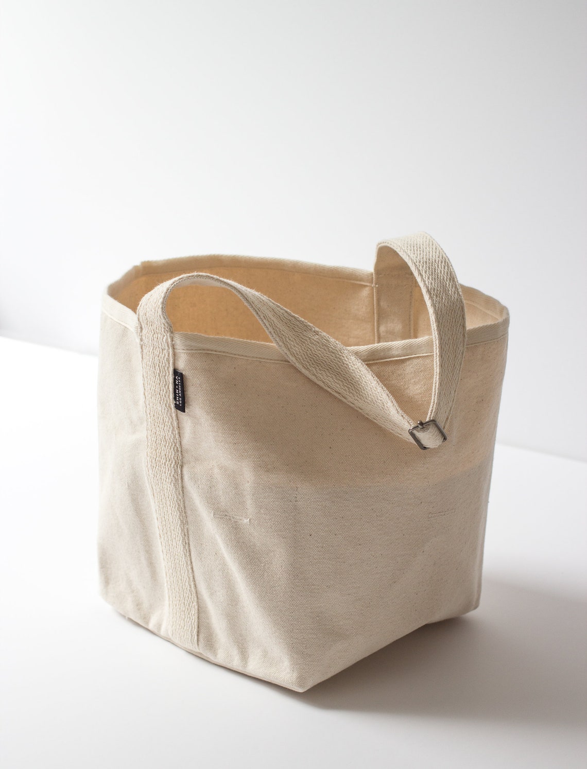Reversible Canvas Bucket-style Shoulder Bag, 6 Pockets - Etsy