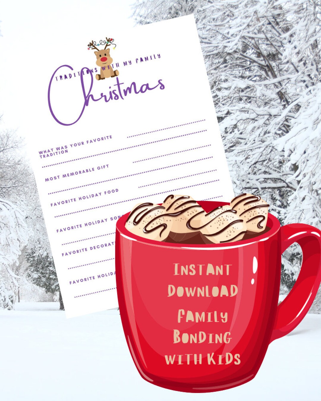 Family Traditions Printable - Etsy