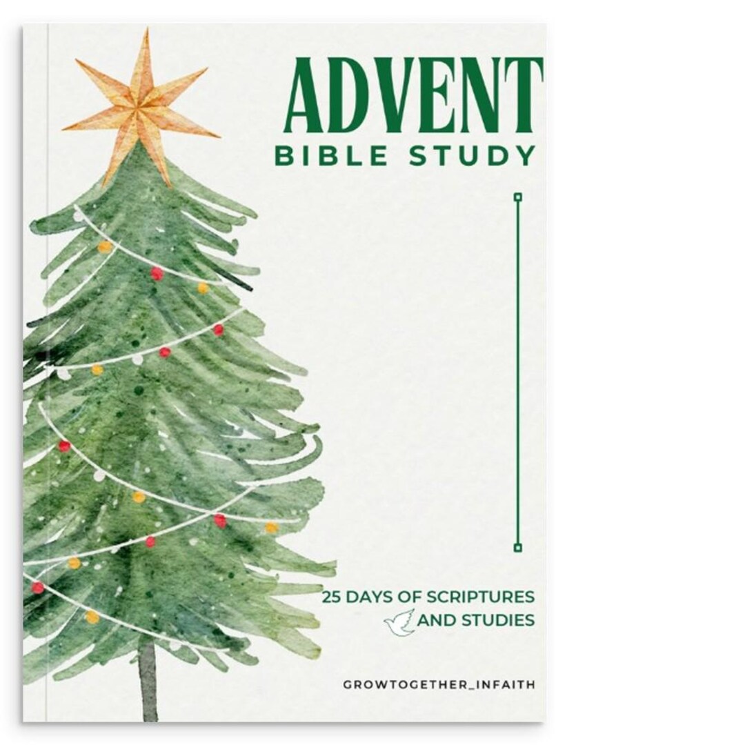 Advent Bible Study Book, December Bible Study Devotional for Everyone ...