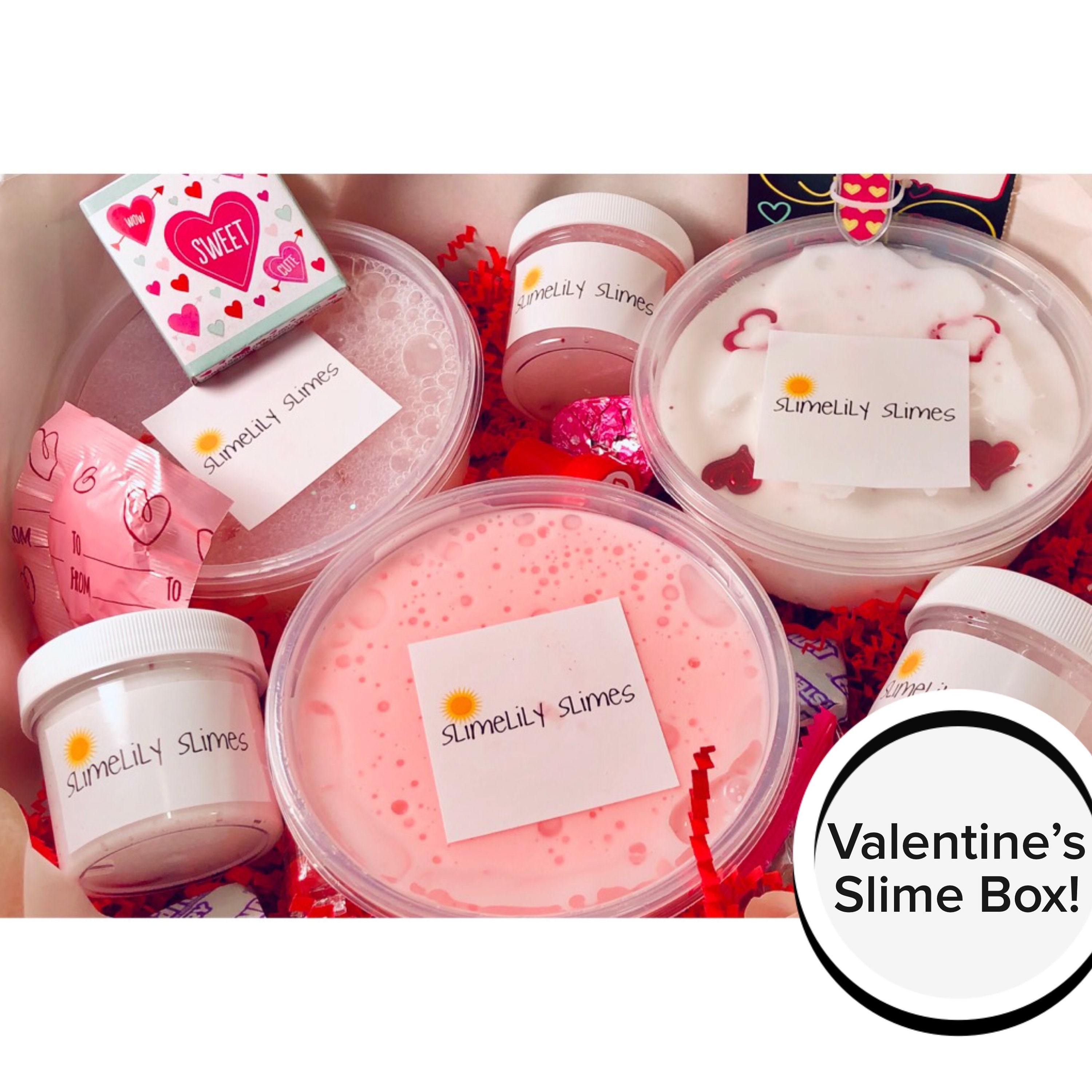 Ultimate Slime Mystery Box w/6 Slimes Valentine's Slime | Etsy