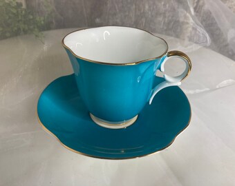 Turquoise Tea Cup | Etsy