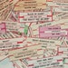 Vintage Jukebox Record Labels / Title Strips - Mixed Lot of 100 From 70 ...