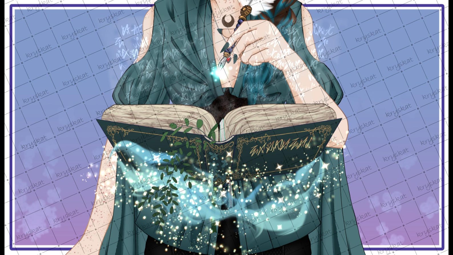 Floating Spell Book Vtuber Asset, Stream Assets, Vtube Studio Asset - Etsy