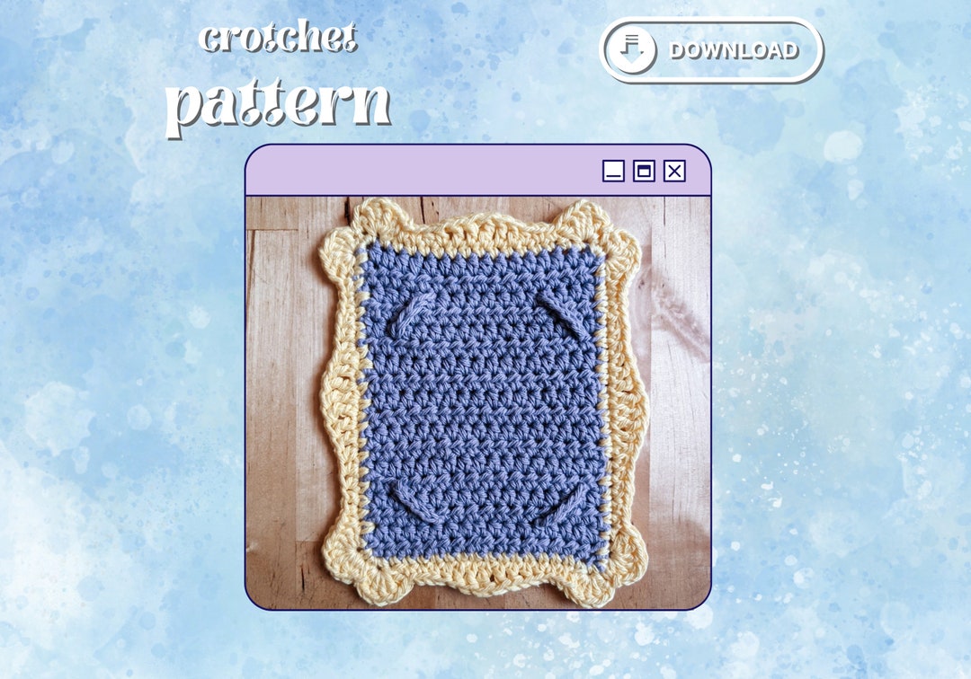 Friends Polaroid Frame Crochet Pattern, Fits Original 600 Film Size - Etsy