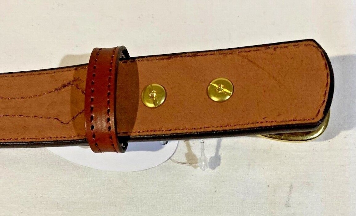 Men's Genuine Leather Ranger Style Belt Amish Hand Crafted in the USA ...