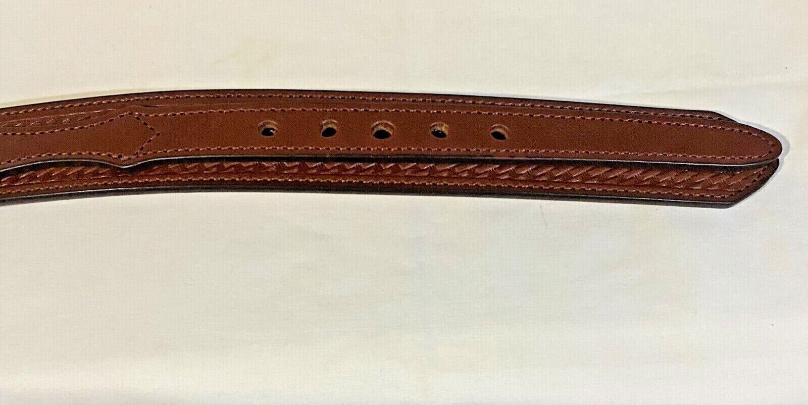 Men's Genuine Leather Ranger Style Belt Amish Hand Crafted in the USA ...