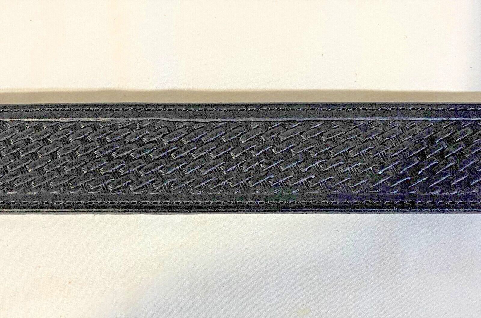Men's Genuine Black Leather Ranger Style Belt Amish Hand - Etsy