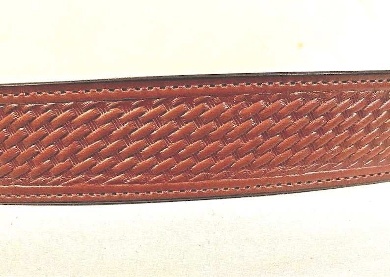 Men's Genuine Leather Ranger Style Belt Amish Hand Crafted in the USA ...