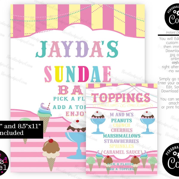 Sundae Bar - Etsy