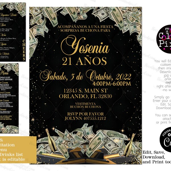 Buchon Invitations - Etsy