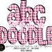 Pink Alphabet Letters PNG Bundle, Mother's Day Alphabet, Hand Drawn ...