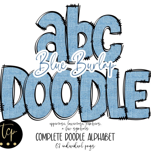 Burlap Letters - Etsy