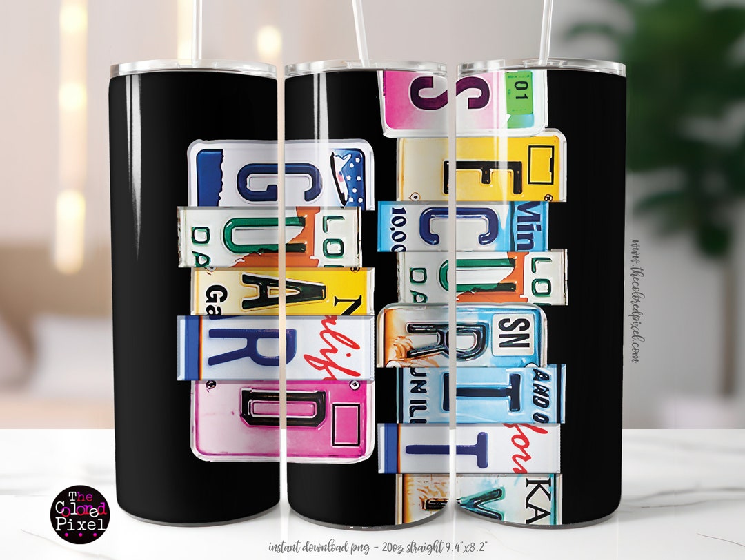 Security Guard Tumbler Wrap, 20oz Tumbler Sublimation Wrap, 20oz ...