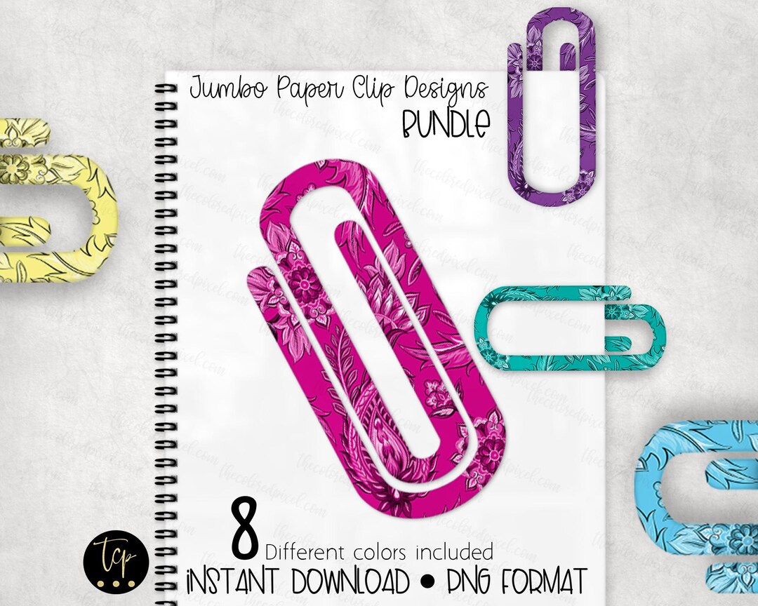Paper Clip PNG Sublimation Designs: Paisley Bandanna Bundle (digital ...