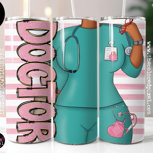 Doctor Sublimation Teal Tumbler - Etsy