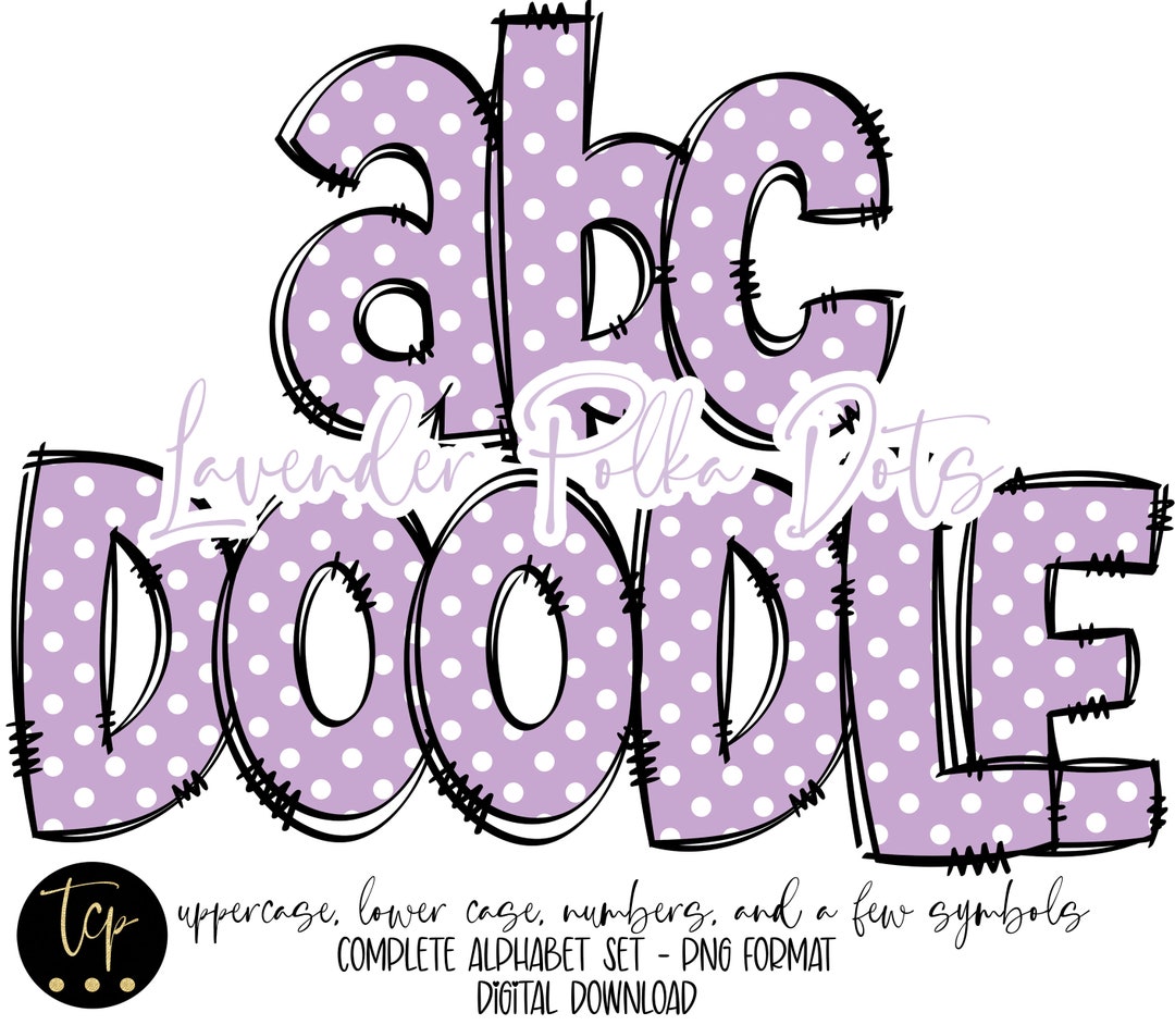 Purple Alphabet Letters PNG Bundle, Mother's Day Alphabet, Hand Drawn ...