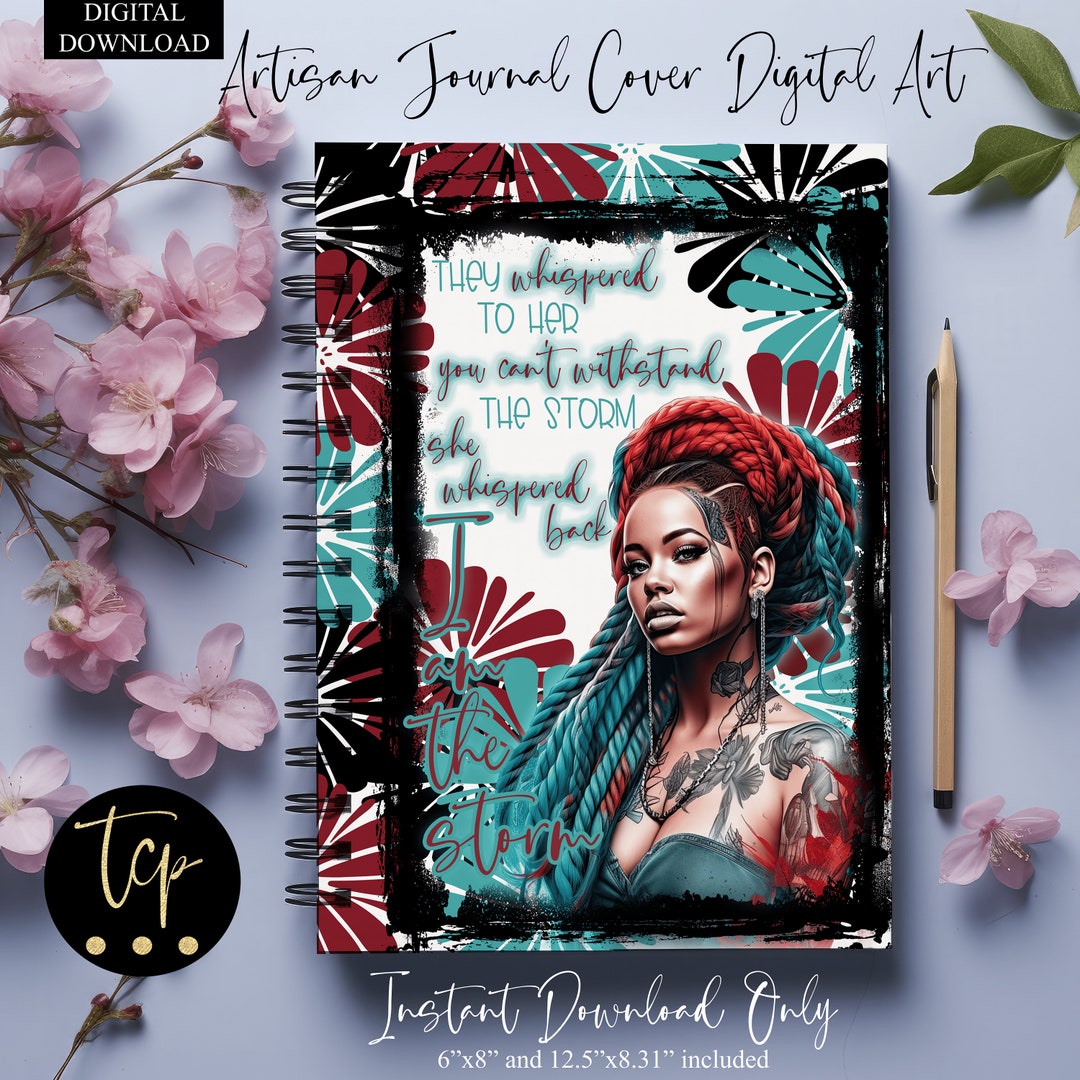 I Am the Storm Journal Cover Art, Journal Cover Download, Art Journal ...