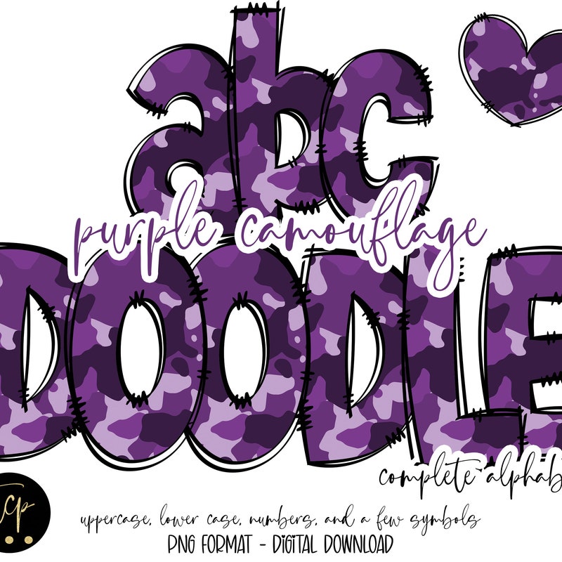 Purple Camouflage - Etsy