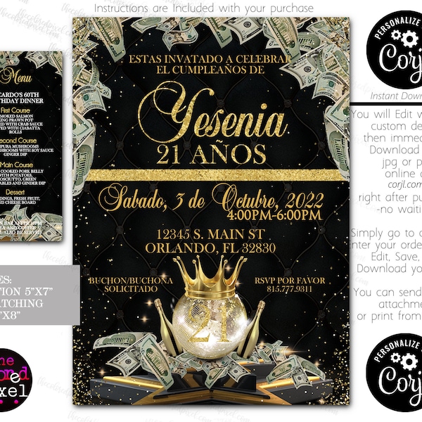 Buchona Party Invitation in Spanish - Etsy