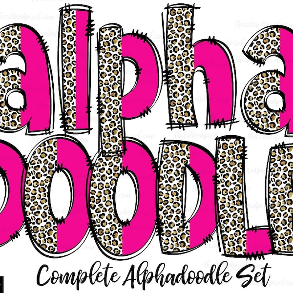 Pink Leopard Alpha Png - Etsy