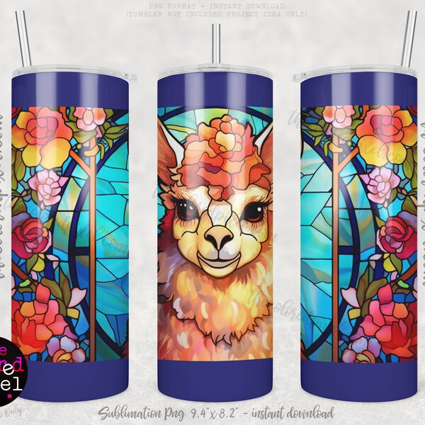 Alpaca Stained Glass - Etsy