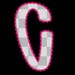 Lace Retro Alphabet PNG Bundle: Hot Pink, Grey, and Black, Checkered ...