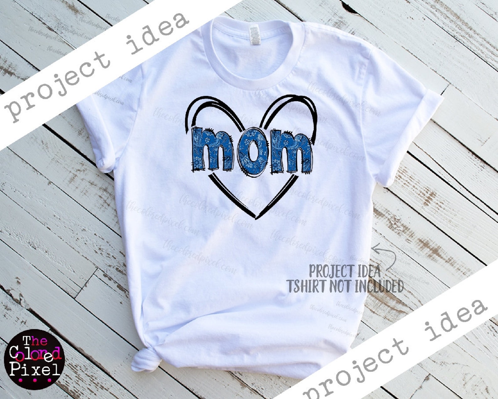 Blue Bandana Doodle Letters Alphabet Clip Art, PNG Files, Make Your Own ...