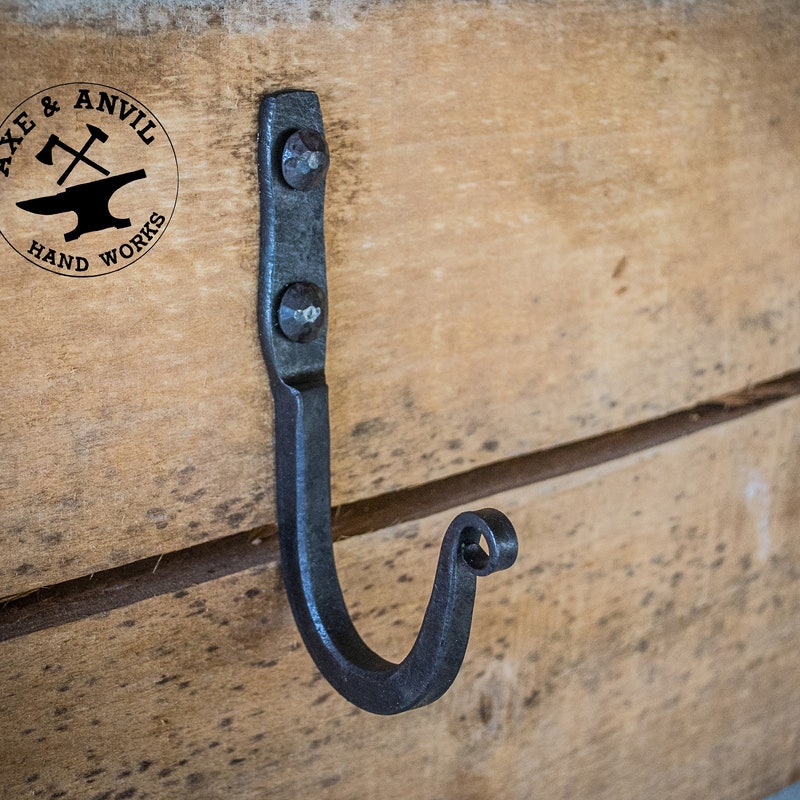 Hand Forged Hook - Etsy