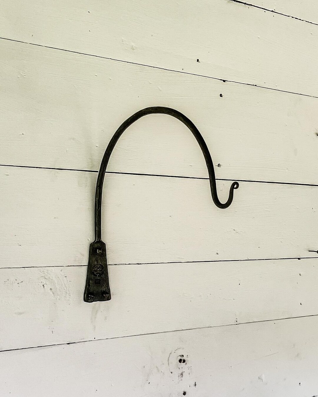Hand Forged Curved Wall Bracket - Etsy