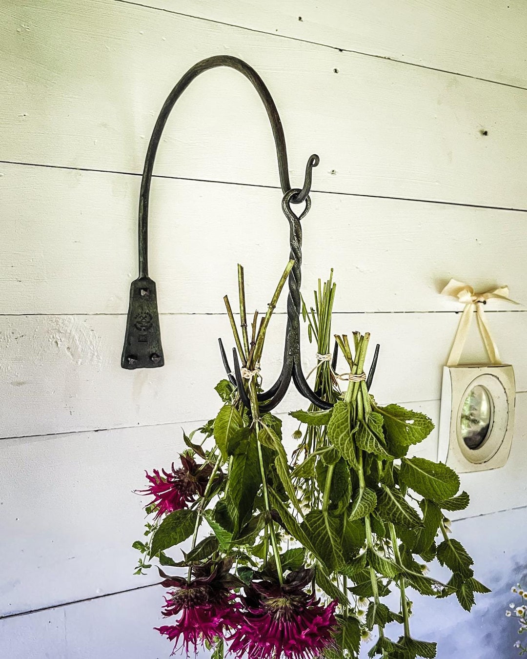 Hand Forged Herb Drying Hook - Etsy