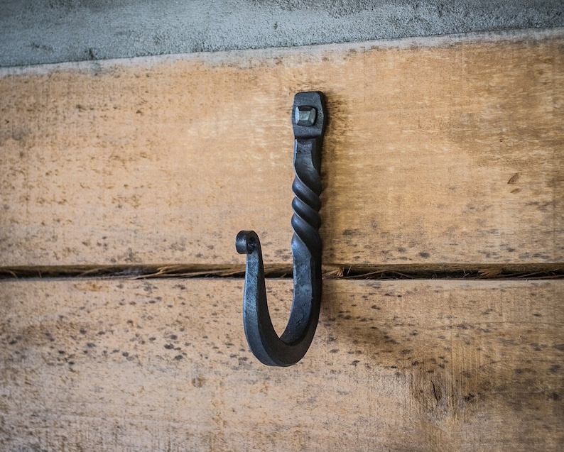 Hand Forged Gun Hooks, Fancy, Set of 2 - Etsy