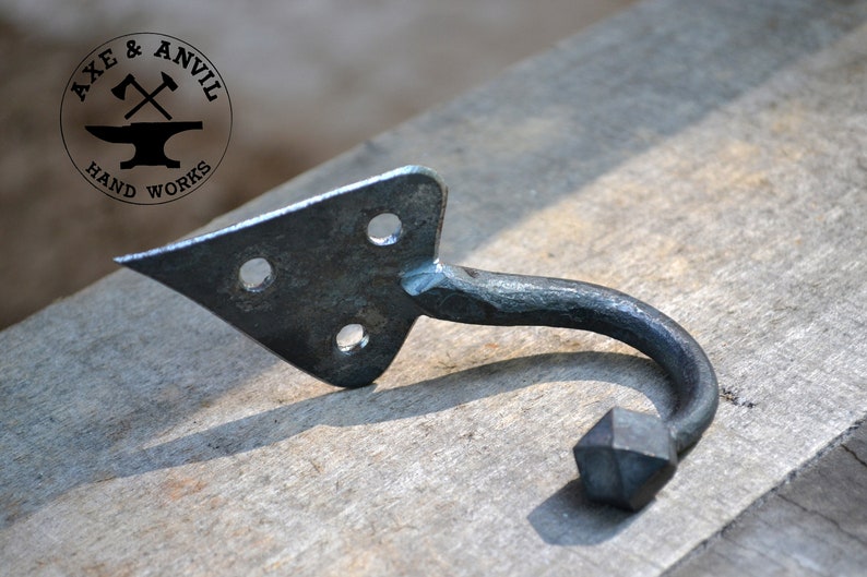 Hand Forged Diamond Spade Hook - Etsy