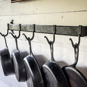 Hand Forged Pot Rack Classic Early American Style - Etsy